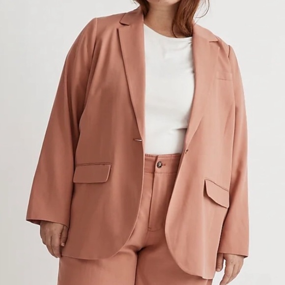 Madewell | Jackets & Coats | Madewell Peach Orange Dried Rose ...